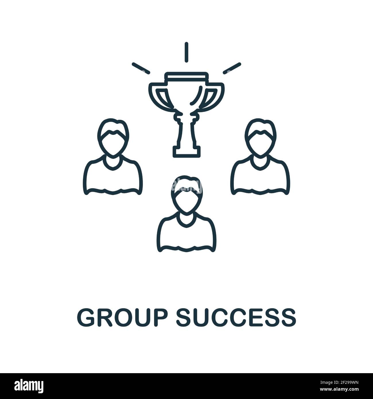 Group Success icon. Simple element from team building collection ...