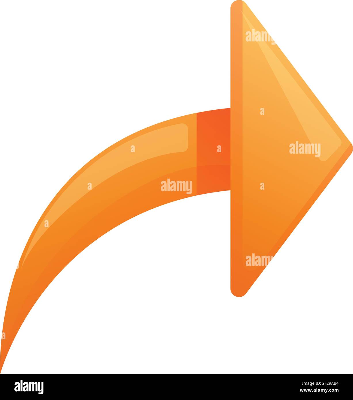 Repost arrow icon. Cartoon of repost arrow vector icon for web design ...