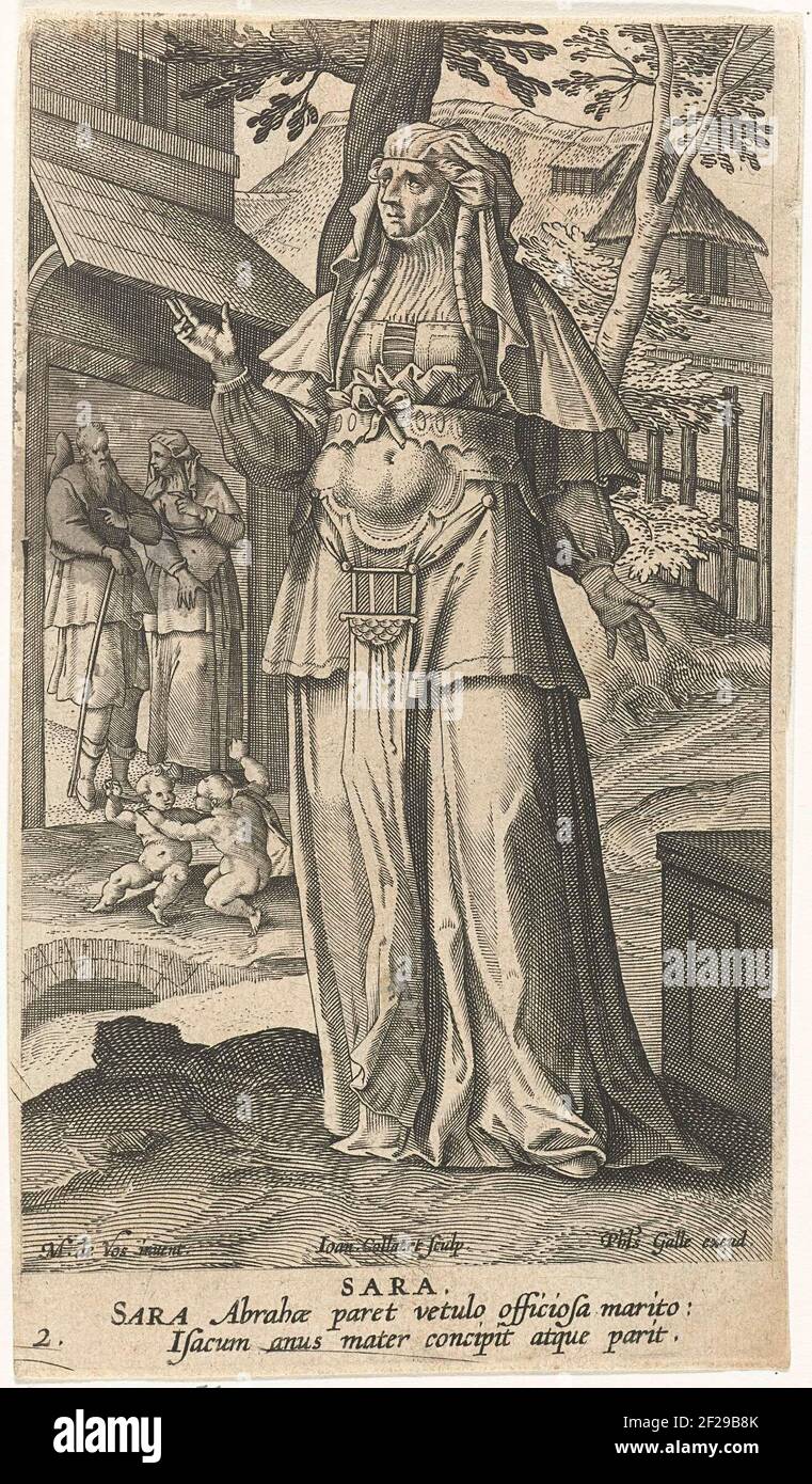 Sara; Famous women from the Old Testament; Icones Illvstrivm Feminarvm ...