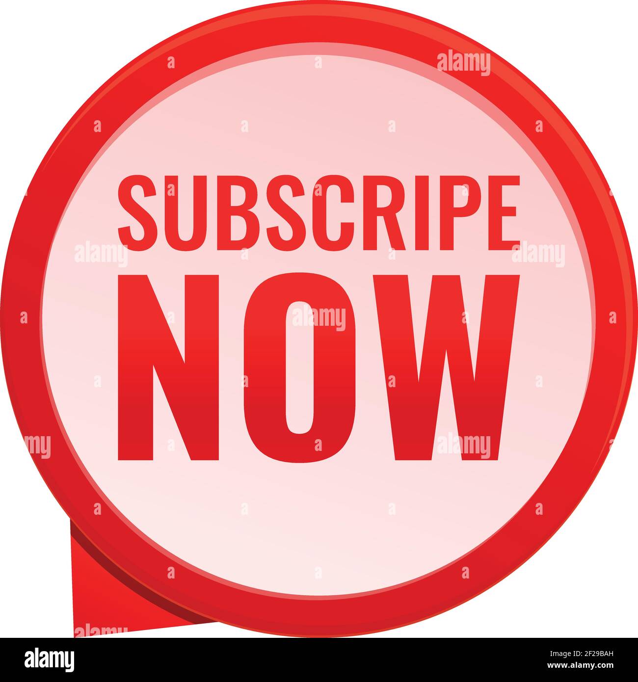 Subscribe now icon. Cartoon of subscribe now vector icon for web design ...