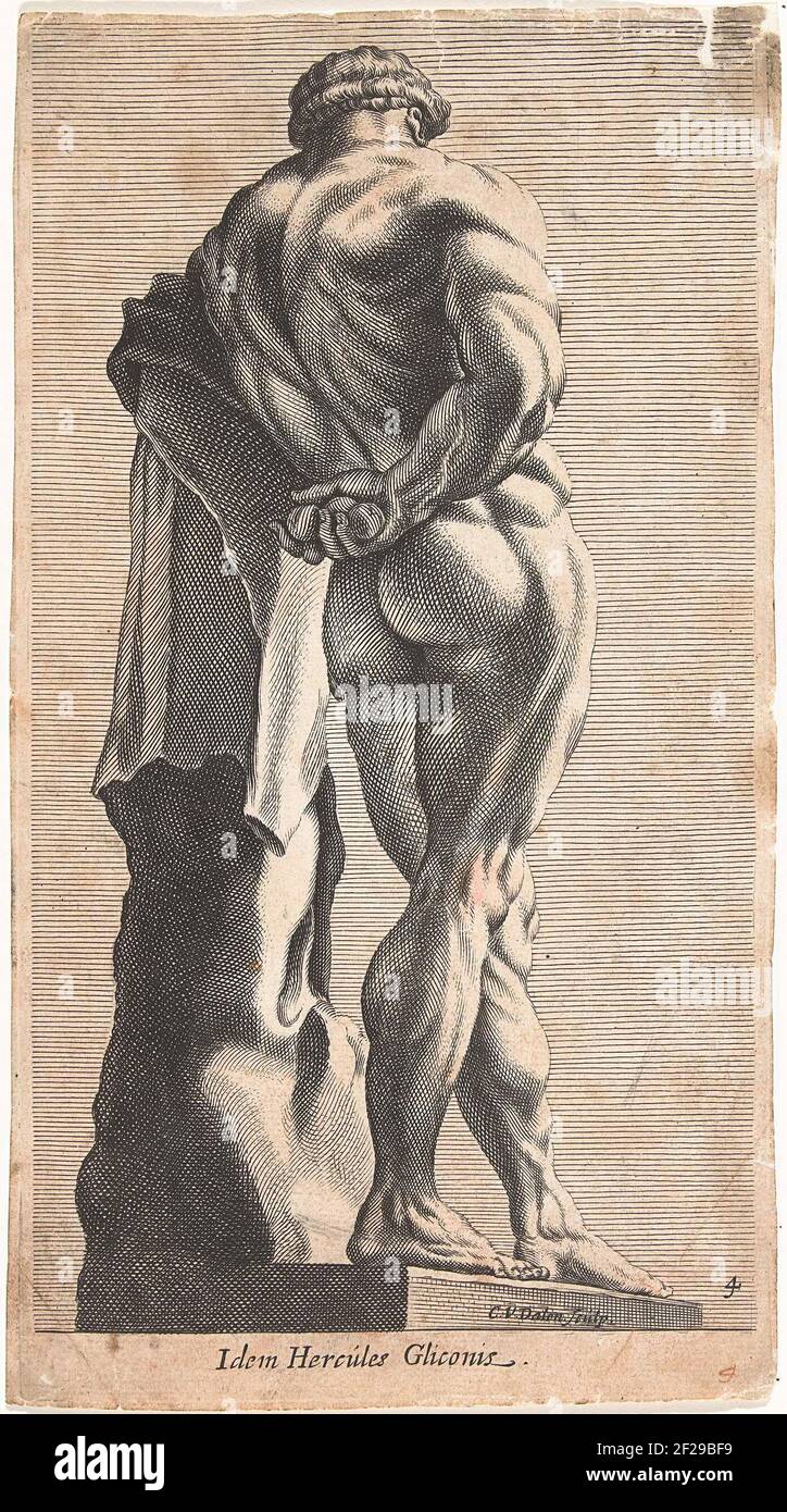 Image of Hercules Farnese in Rome; Hercules Gliconis idem; Active view ...