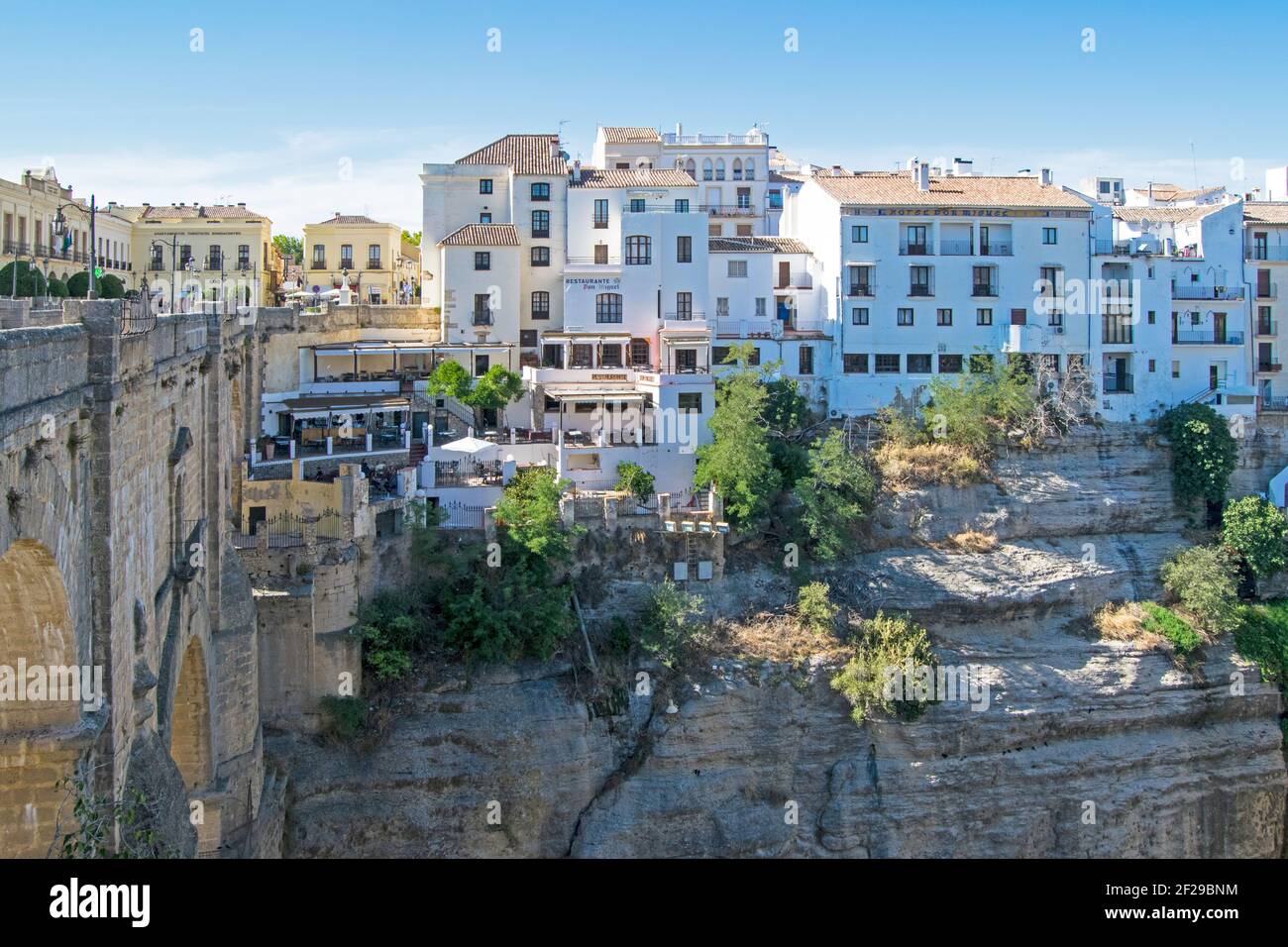 Ronda, one the most beautiful towns in Genal Valley, Malaga, Andalusia ...