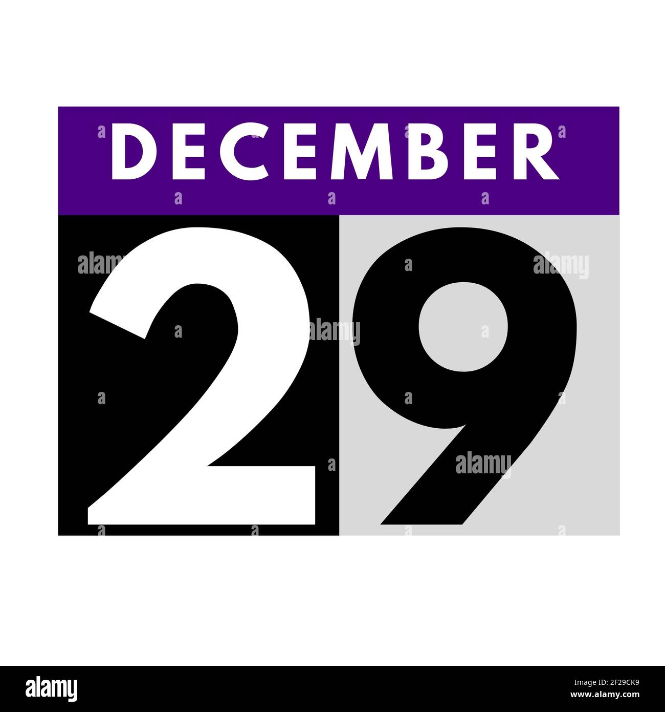 December 29 . flat modern daily calendar icon .date ,day, month ... December 29 . flat modern daily calendar icon .date ,day, month ...