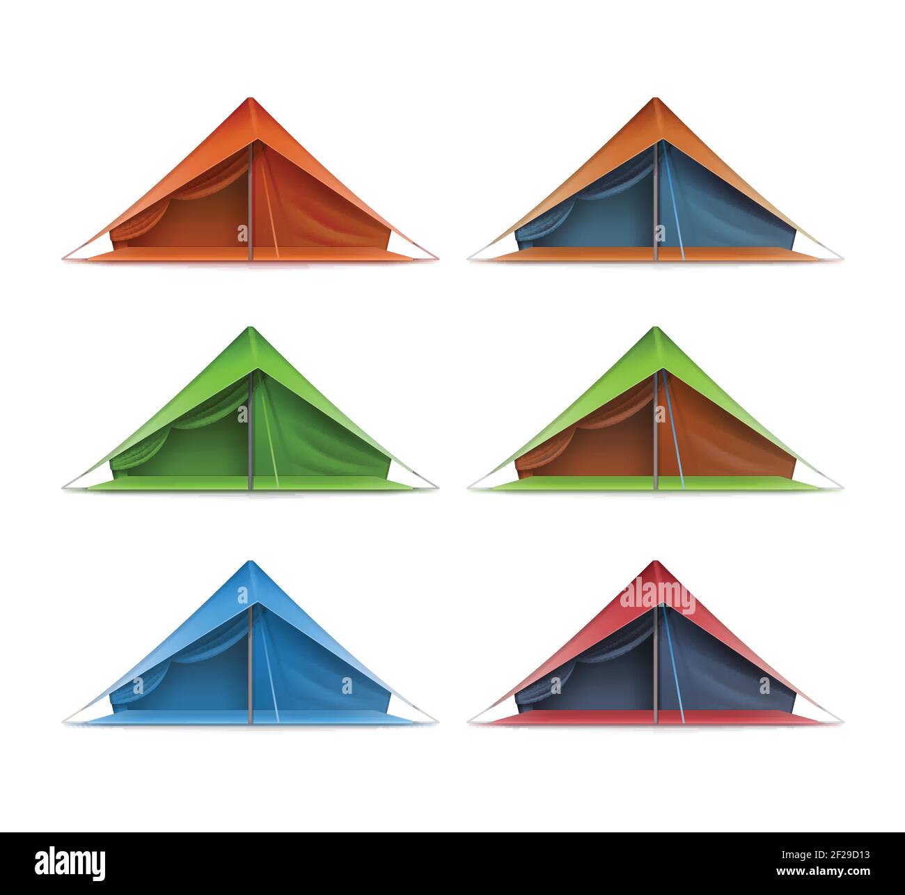 Blue tents Cut Out Stock Images & Pictures - Alamy