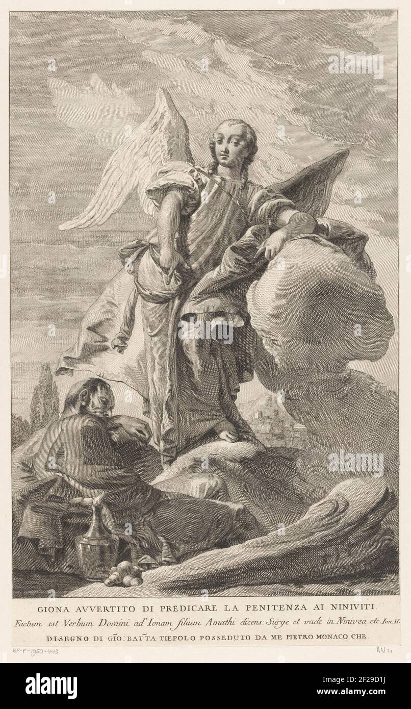 Engel generates Jonah to preach Ninive; Giona Avertito di Predicare La ...