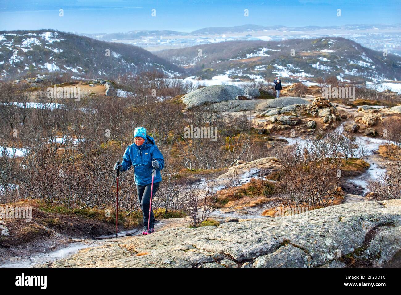 Hike to Keiservarden in Bodø, Nordland Norway. Keiservarden is a ...