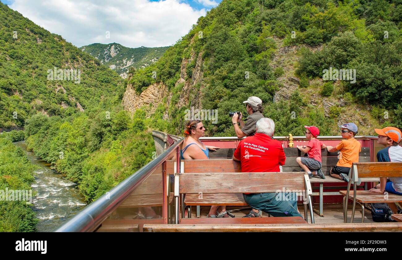 The red train (train rouge) is a popular tourist train travelling the ...