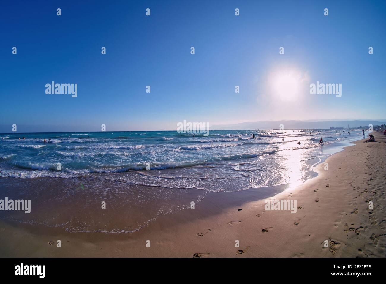 Sunset nature sea sand hi-res stock photography and images - Alamy