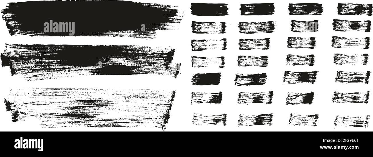 Flat Paint Brush Thin Long Background & Straight Lines Mix High Detail ...