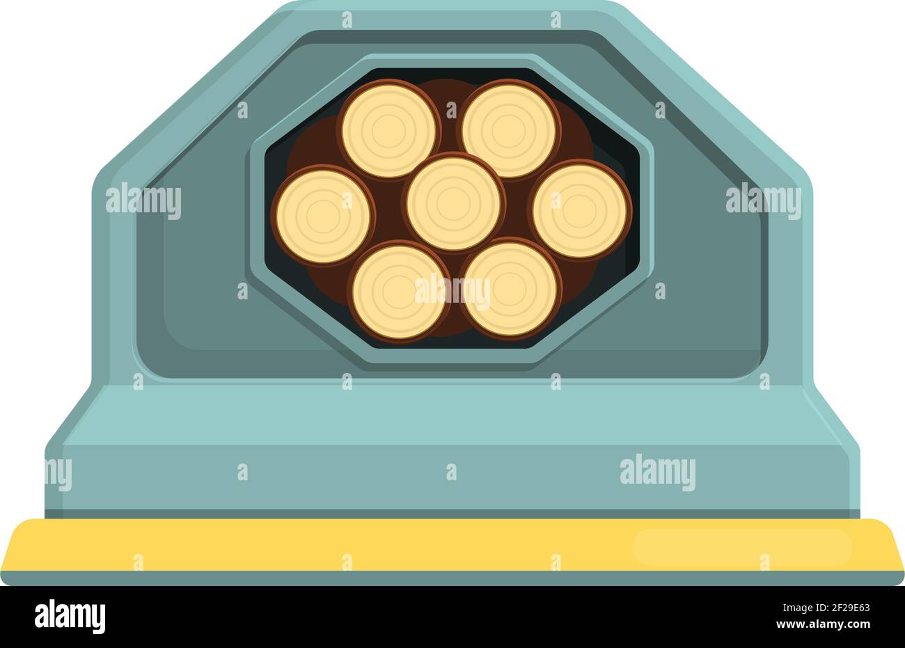 Paper production wood icon. Cartoon of paper production wood vector ...