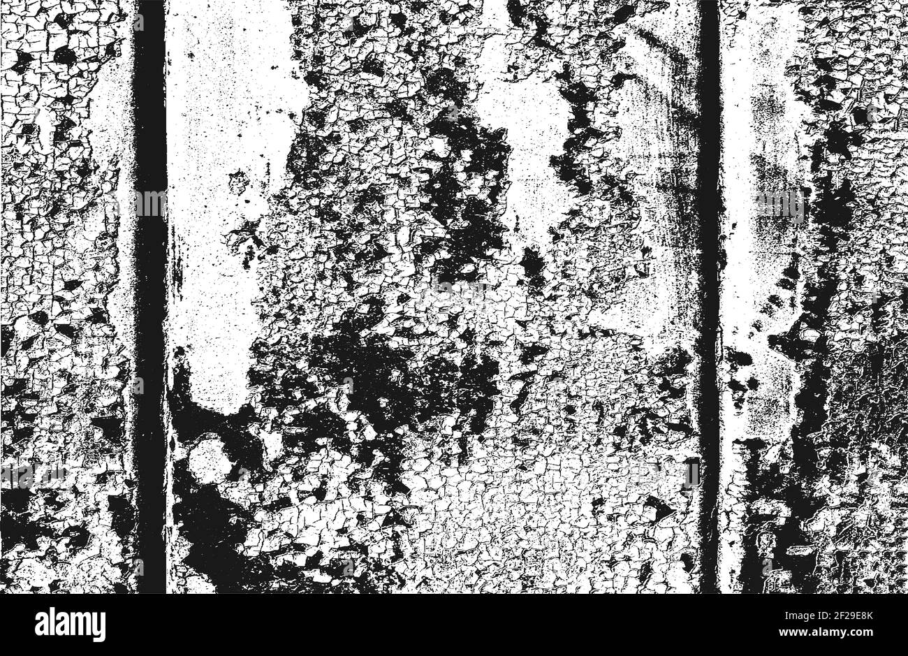 Distressed overlay texture of rusted peeled metal. grunge background ...