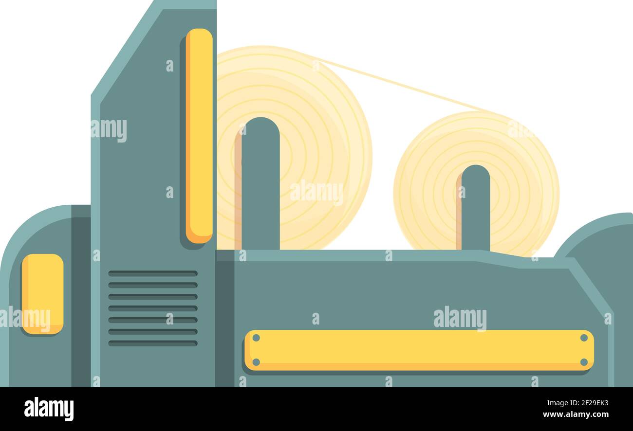 Paper production icon. Cartoon of paper production vector icon for web ...