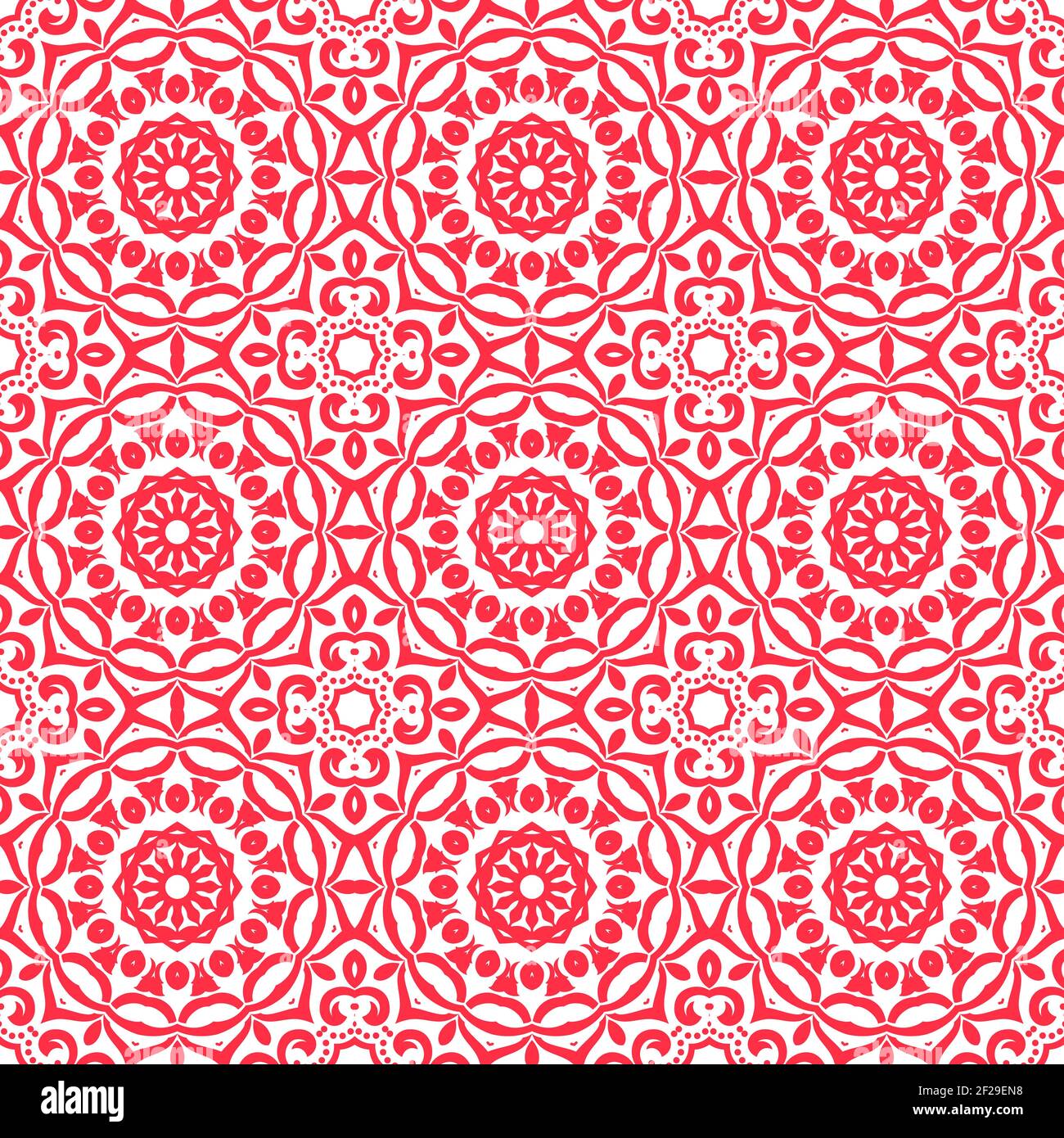 Indian pattern red Stock Vector Images - Alamy
