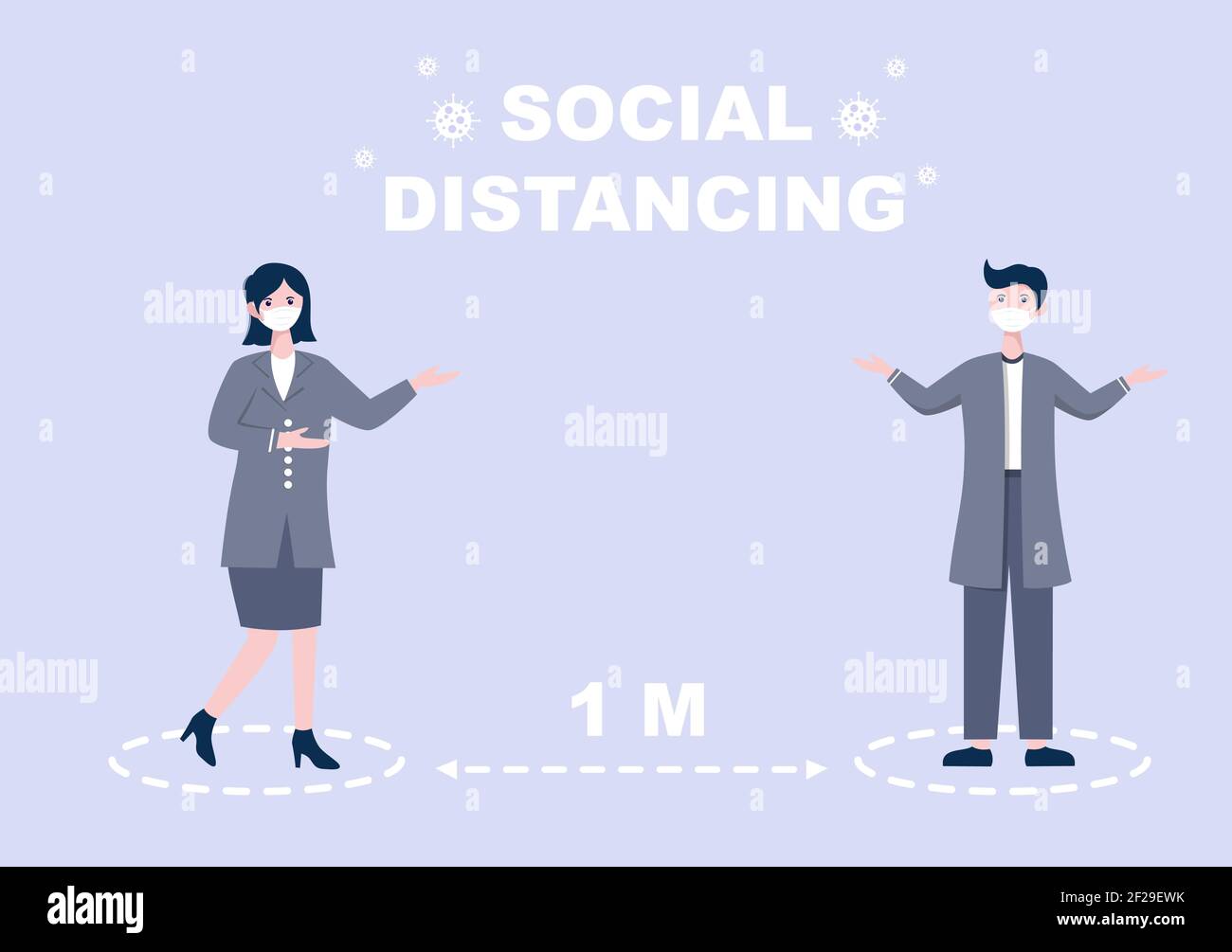 People Who Wear Masks and Maintain a Minimum Social Distancing of 1 ...