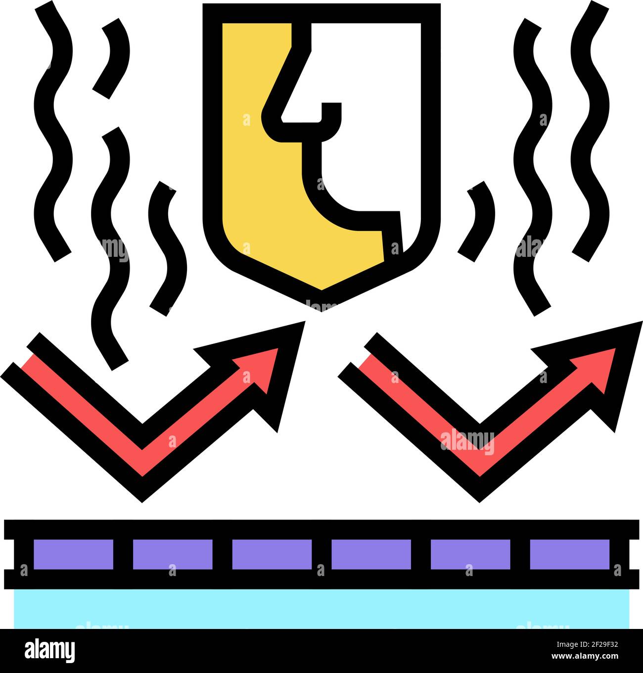 smell protect layer color icon vector illustration Stock Vector Image ...