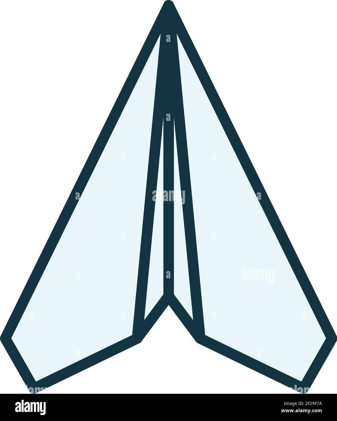Paper airplane set Stock Vector Images - Alamy