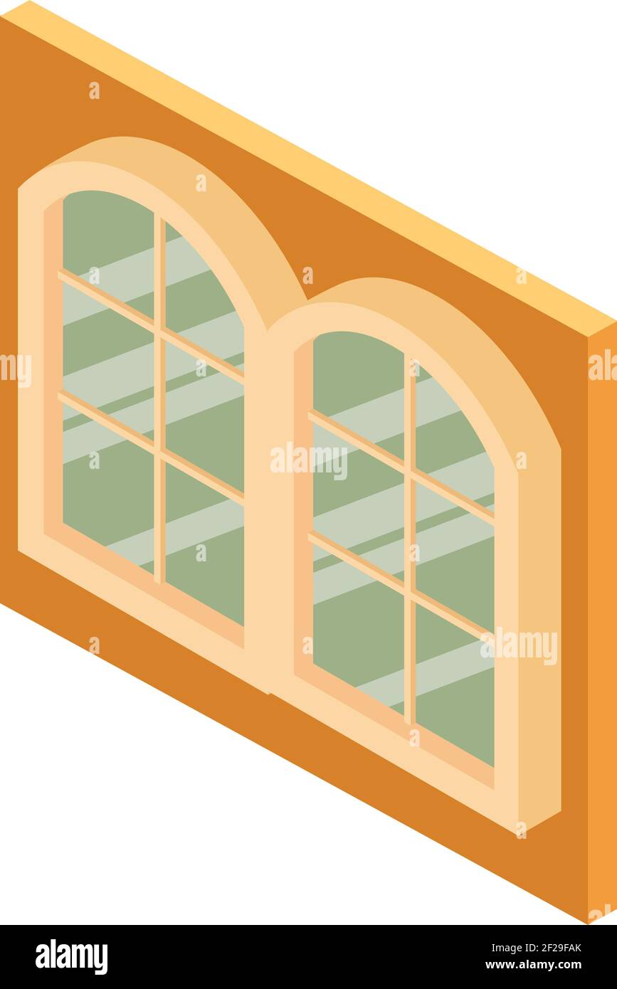 Big large arched window Stock Vector Images - Alamy