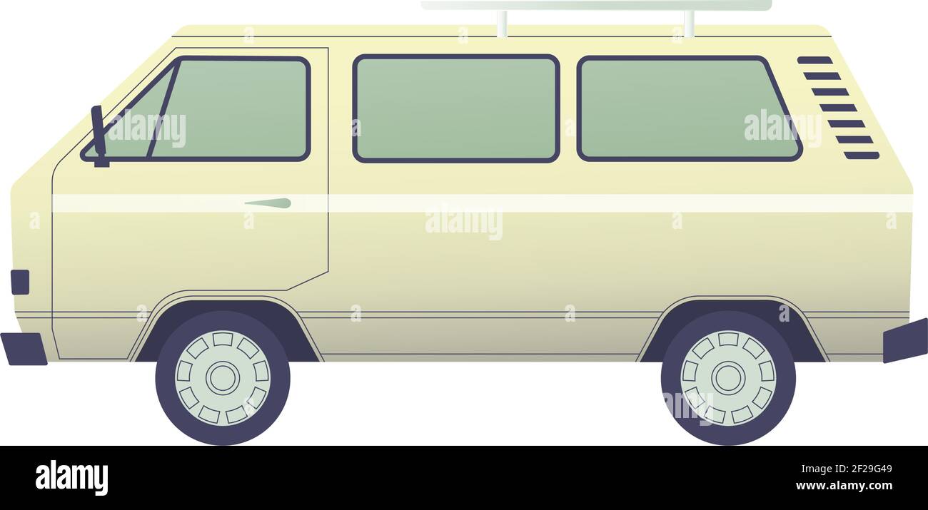 Cartoon minivan Stock Vector Images - Alamy