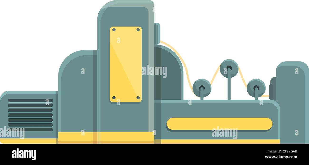 Paper production line icon. Cartoon of paper production line vector ...