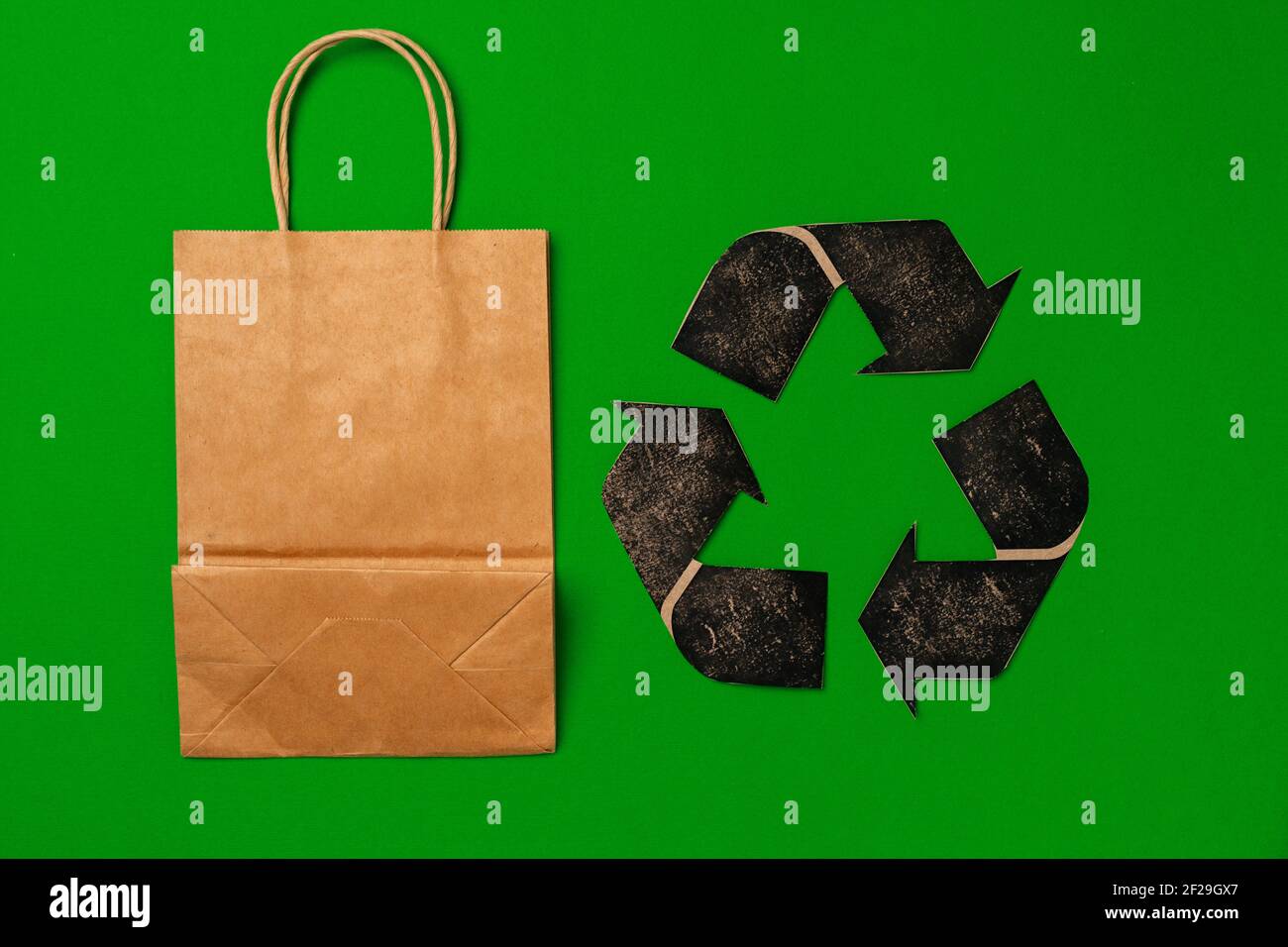 Concept of paper recycling, eco friendly consumerism Stock Photo - Alamy
