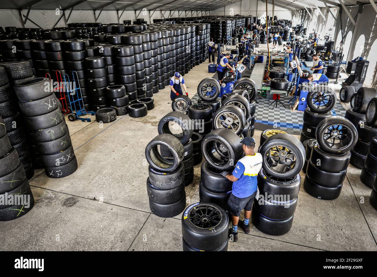 Michelin compound during the 2019 FIA WEC World Endurance Championship ...