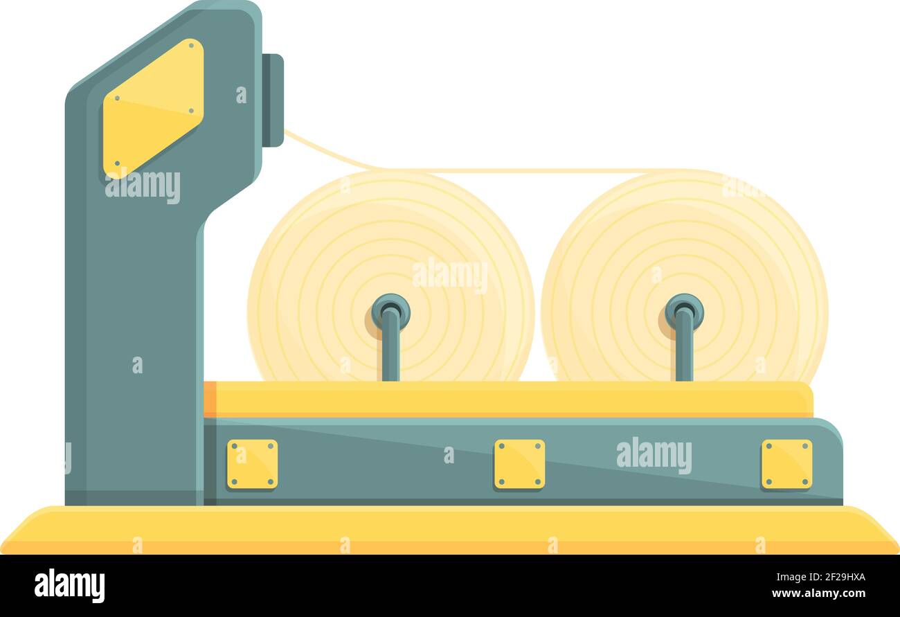 Paper production factory icon. Cartoon of paper production factory ...