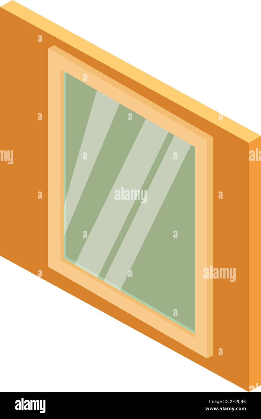 Clean window icon. Isometric illustration of clean window vector icon ...