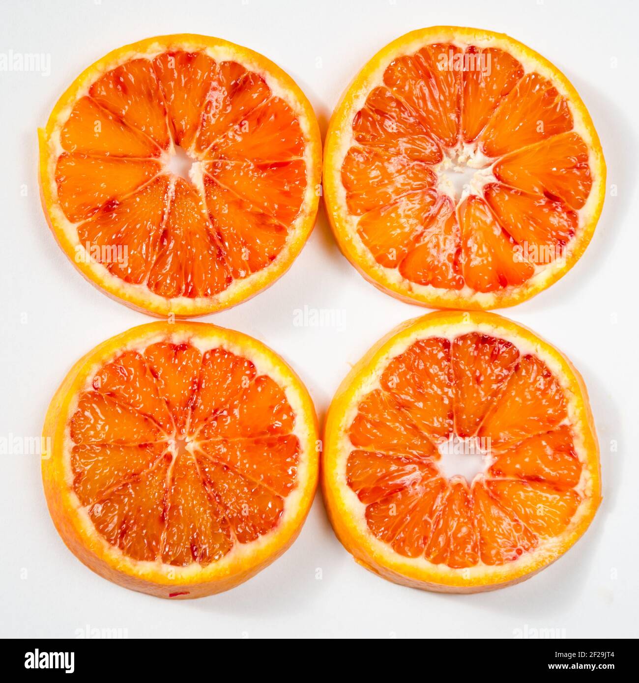 detail red orange slices image retro filtered effect Stock Photo - Alamy