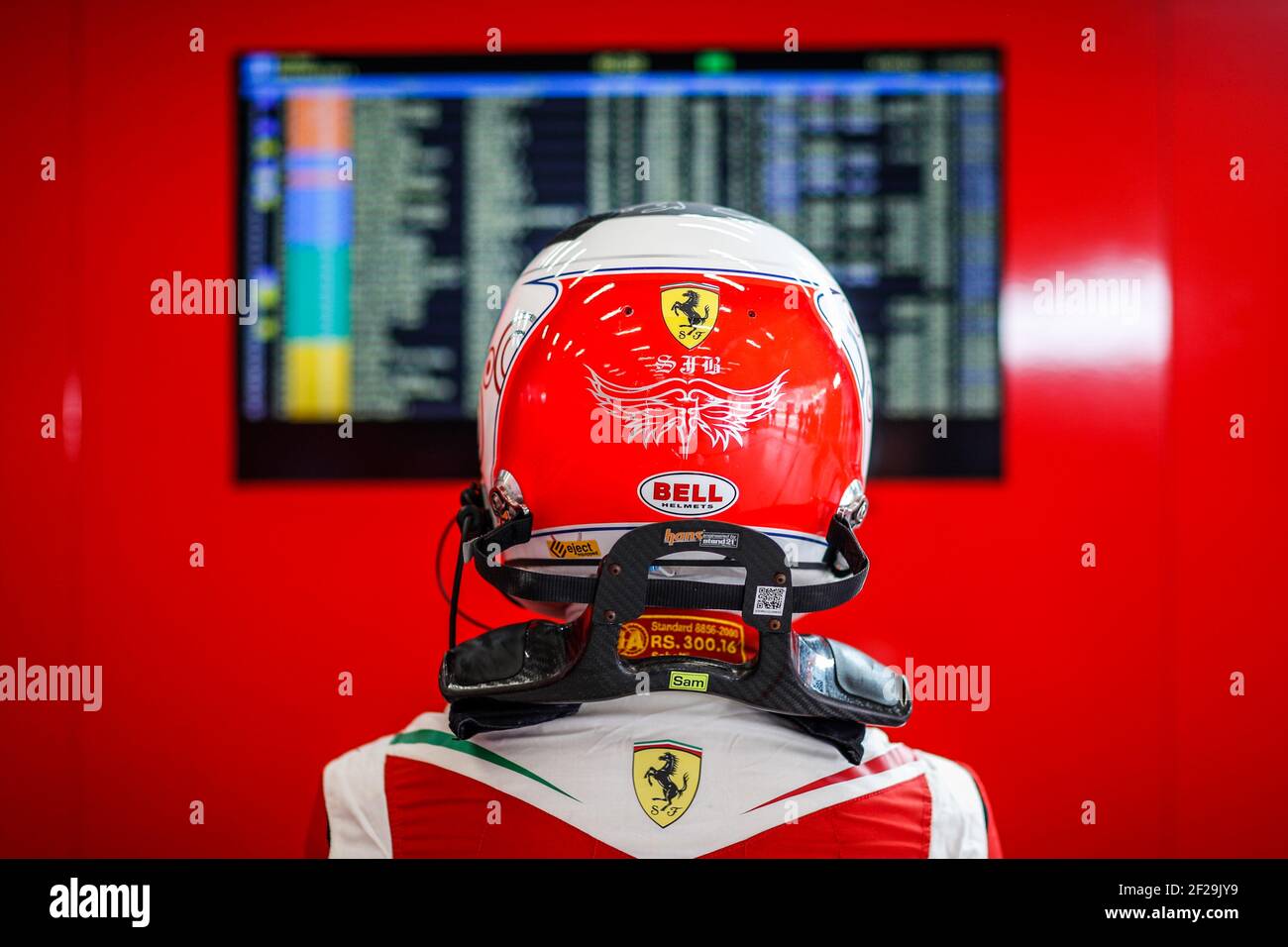 BIRD Sam (gbr), Ferrari 488 GTE EVO team AF Corse, portrait during the ...
