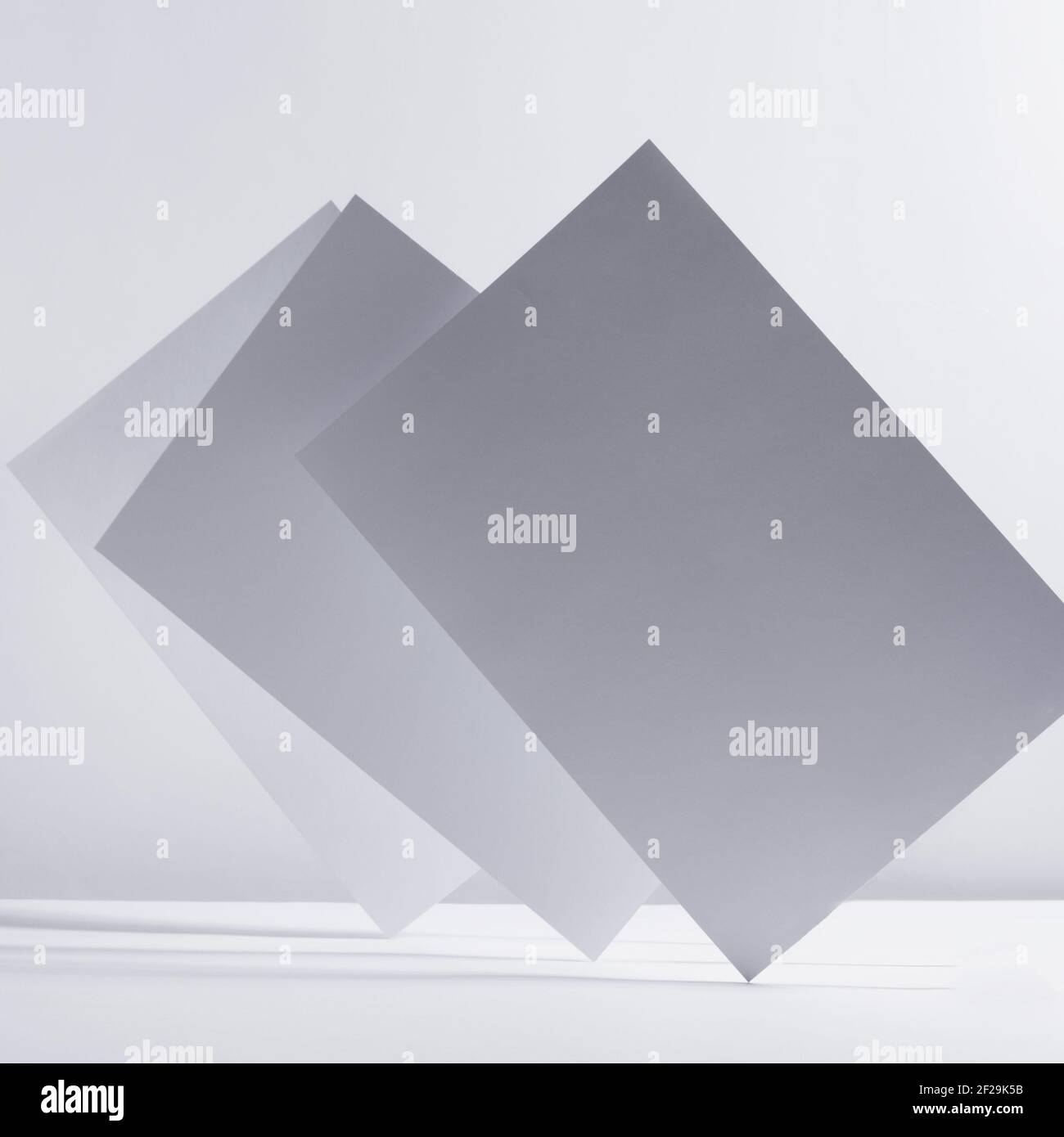 Abstract white grey contemporary minimalistic geometric background of ...
