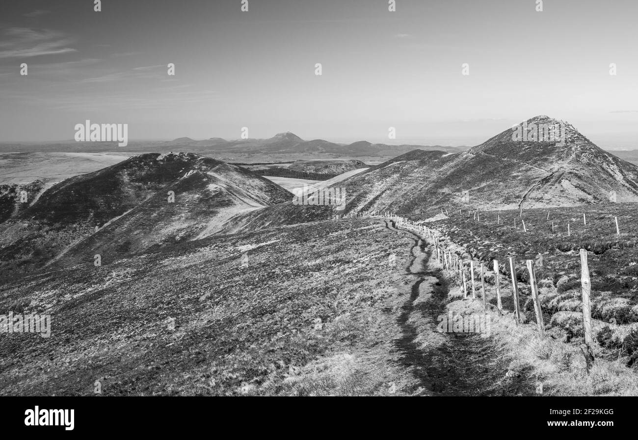 France rhone alpes hike Black and White Stock Photos & Images - Alamy