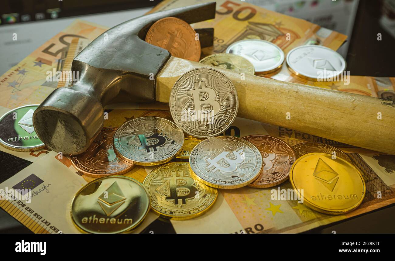 Market, Bitcoin mining or mine for bitcoin, compared to the traditional ...