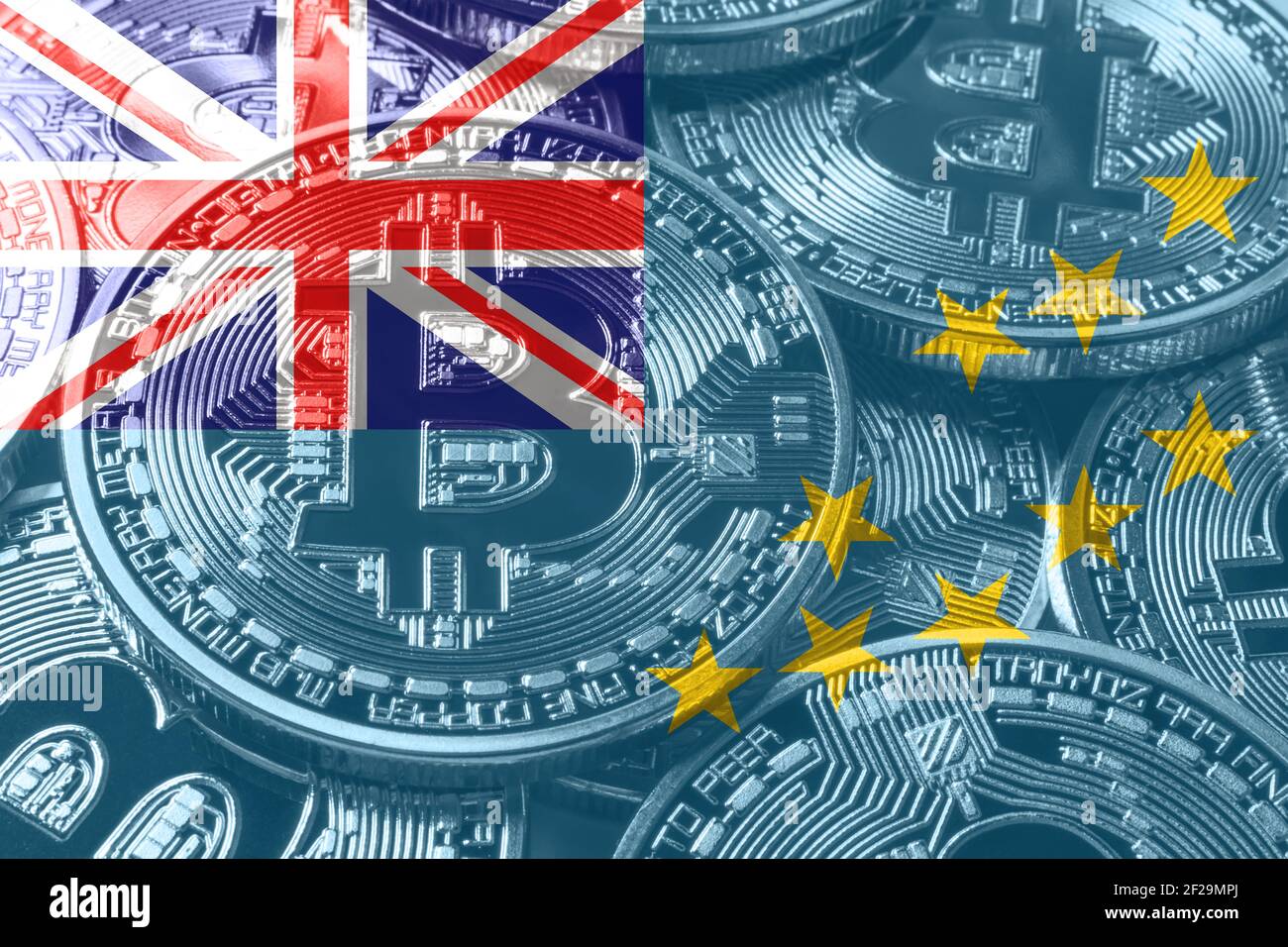 Tuvalu bitcoin flag, national flag cryptocurrency concept black ...