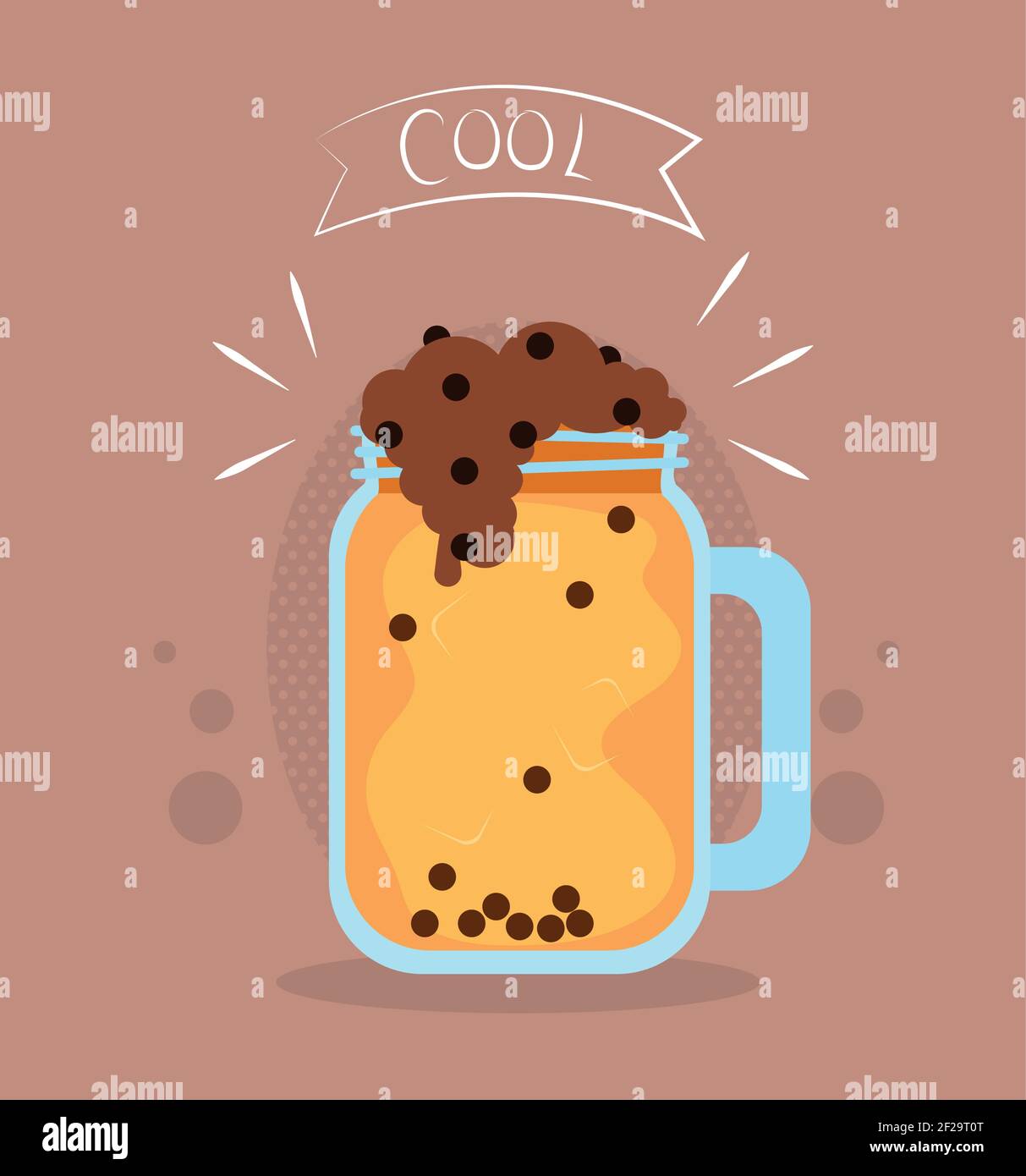 cool boba tea drink icon Stock Vector Image & Art - Alamy