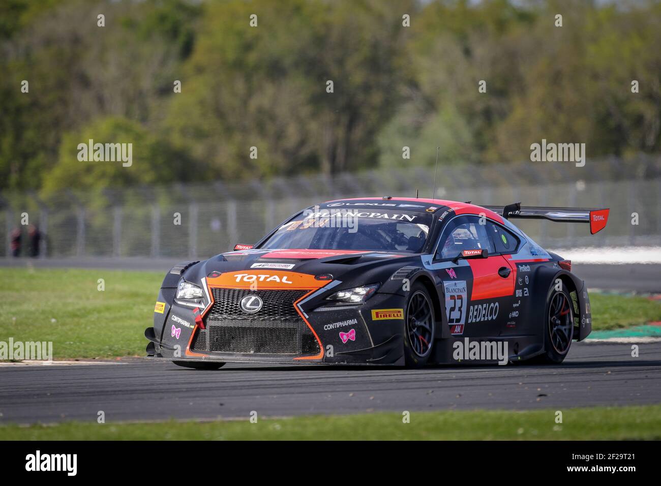 23 Bernard Delhez, Fabien Barthez, Lexus RCF GT3, Tech 1 Racing, action ...