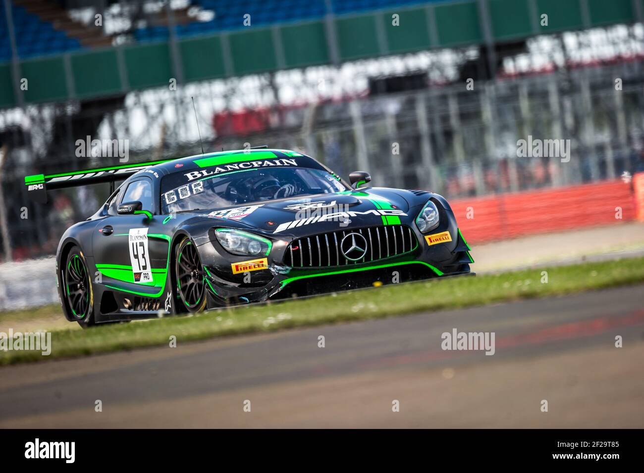 43 Jack Hawksworth, Dev Gore, Lewis Williamson, Mercedes-AMG GT3 ...