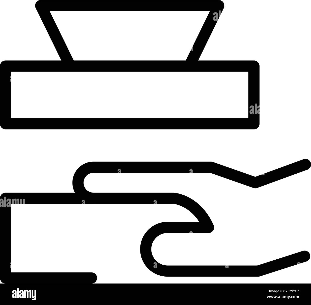 Careless person icon. Outline careless person vector icon for web ...