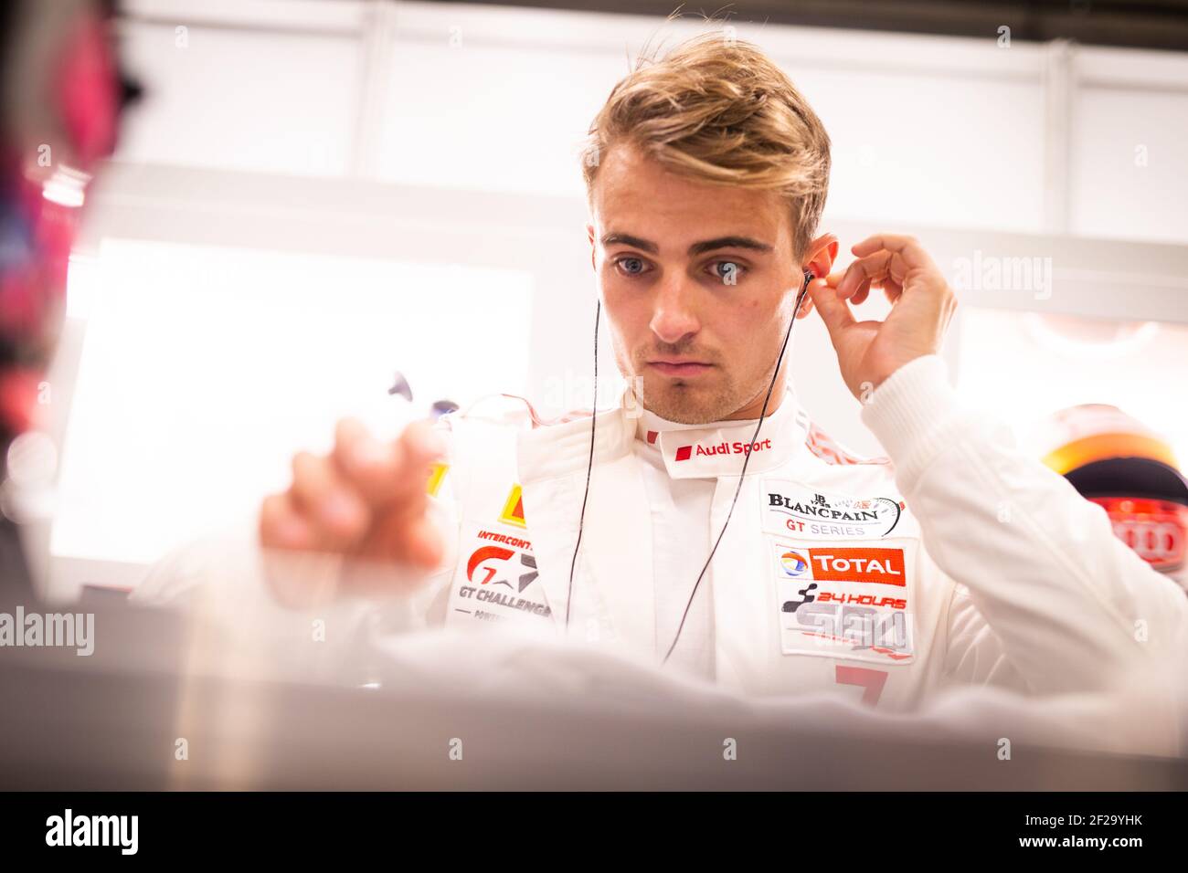 MULLER Nico (che), Audi R8 LMS team Audi Sport WRT, portrait during the ...