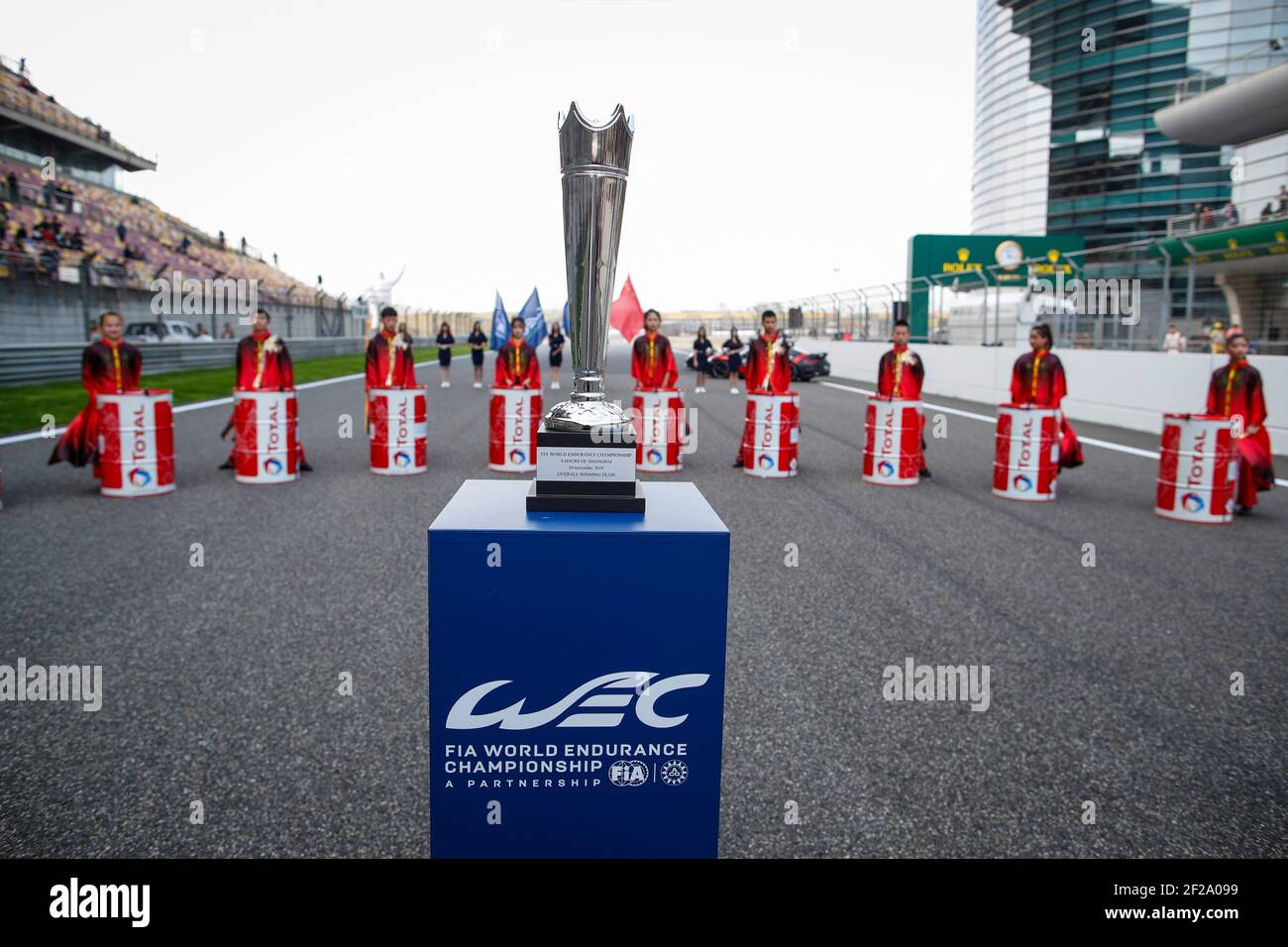 Trophy on the starting grid, grille de depart during the 2019 FIA WEC ...
