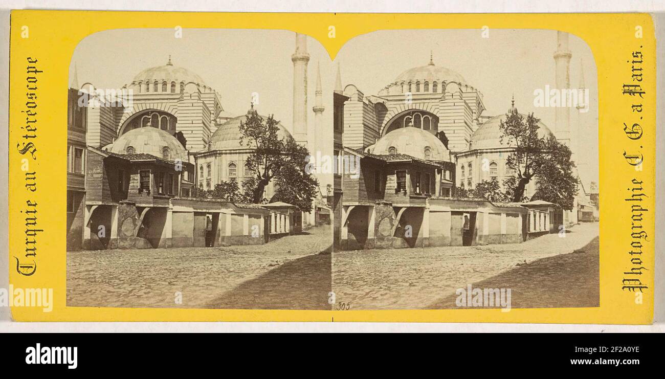 Street of Ste. Sophie, Constantinople Stock Photo - Alamy