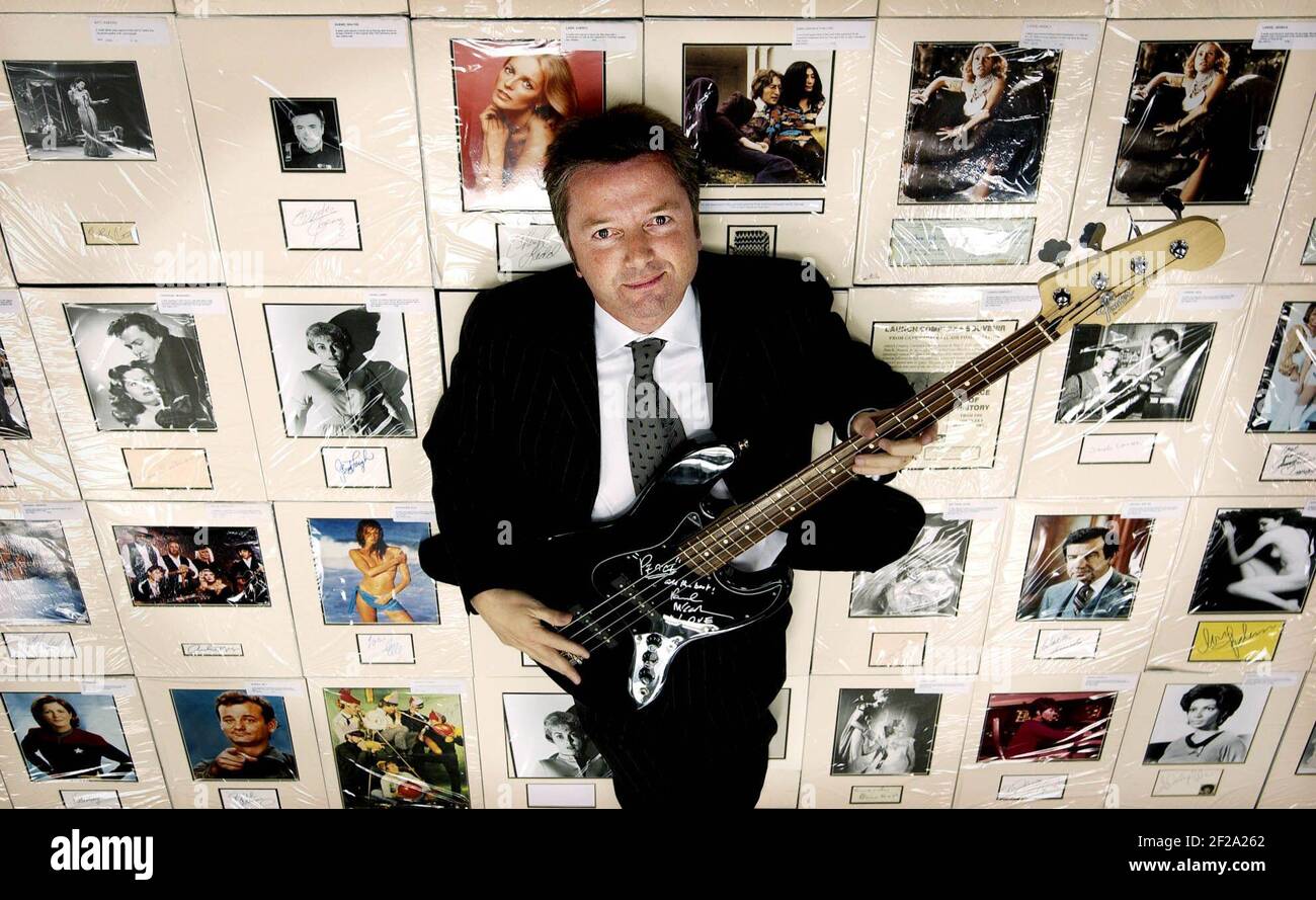 Paul Fraser Of Stanley Gibbons poses with some of the signed autographs ...