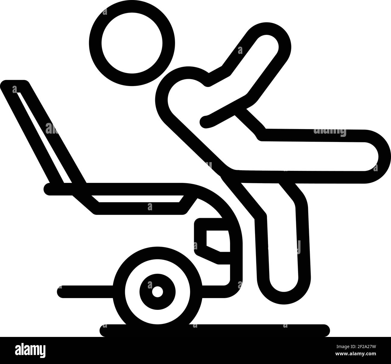 Trauma car accident icon. Outline trauma car accident vector icon for ... Trauma car accident icon. Outline trauma car accident vector icon for ...