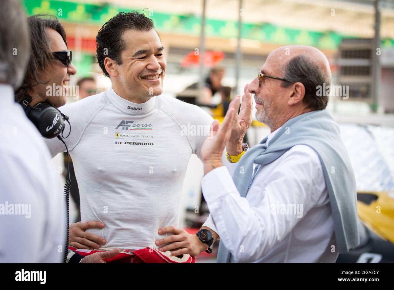 starting grid, grille de depart, PERRODO Francois (fra), Ferrari 488 ...
