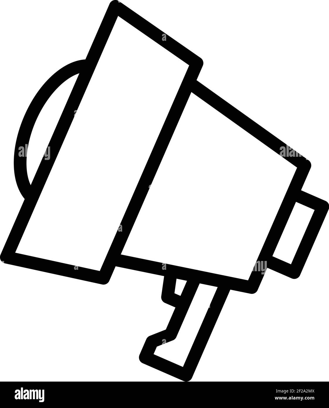 Megaphone target audience icon. Outline megaphone target audience ...