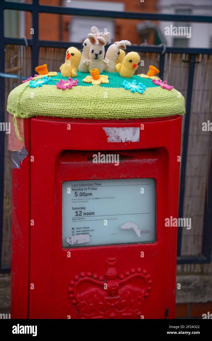 Rainbow on postbox hi-res stock photography and images - Alamy