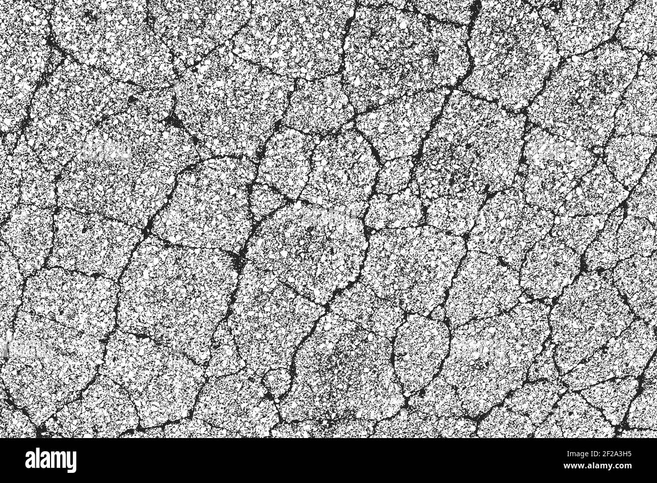 Distressed overlay texture of cracked concrete, stone or asphalt ...