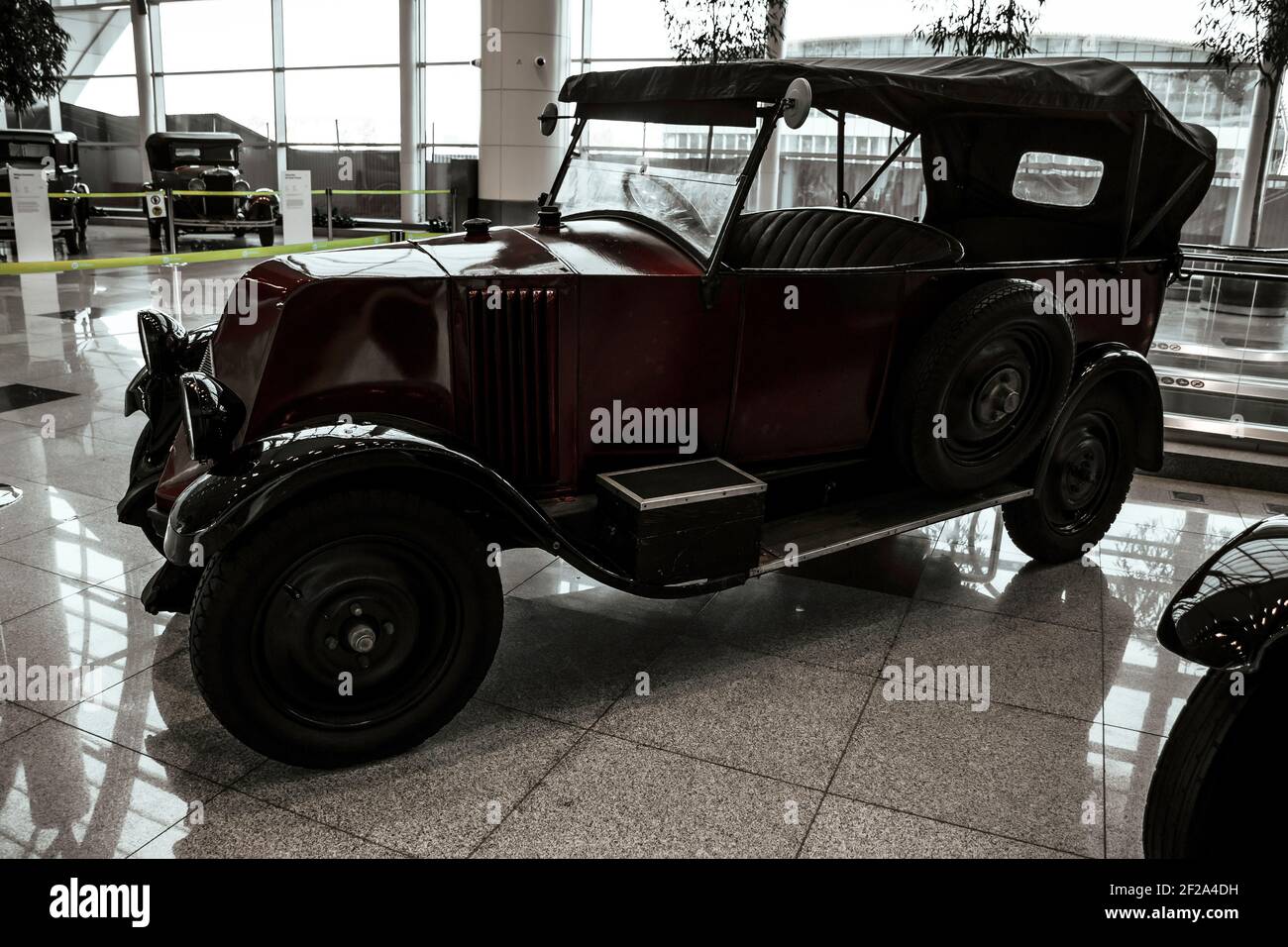4 June 2019, Moscow, Russia: headlights and front side of Renault NN ...