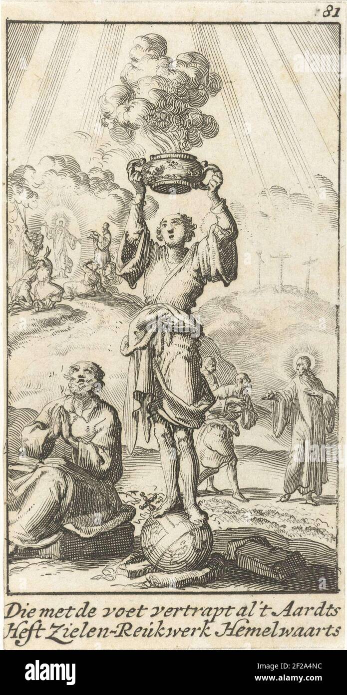 Print at the top right numbered: 81 Stock Photo - Alamy