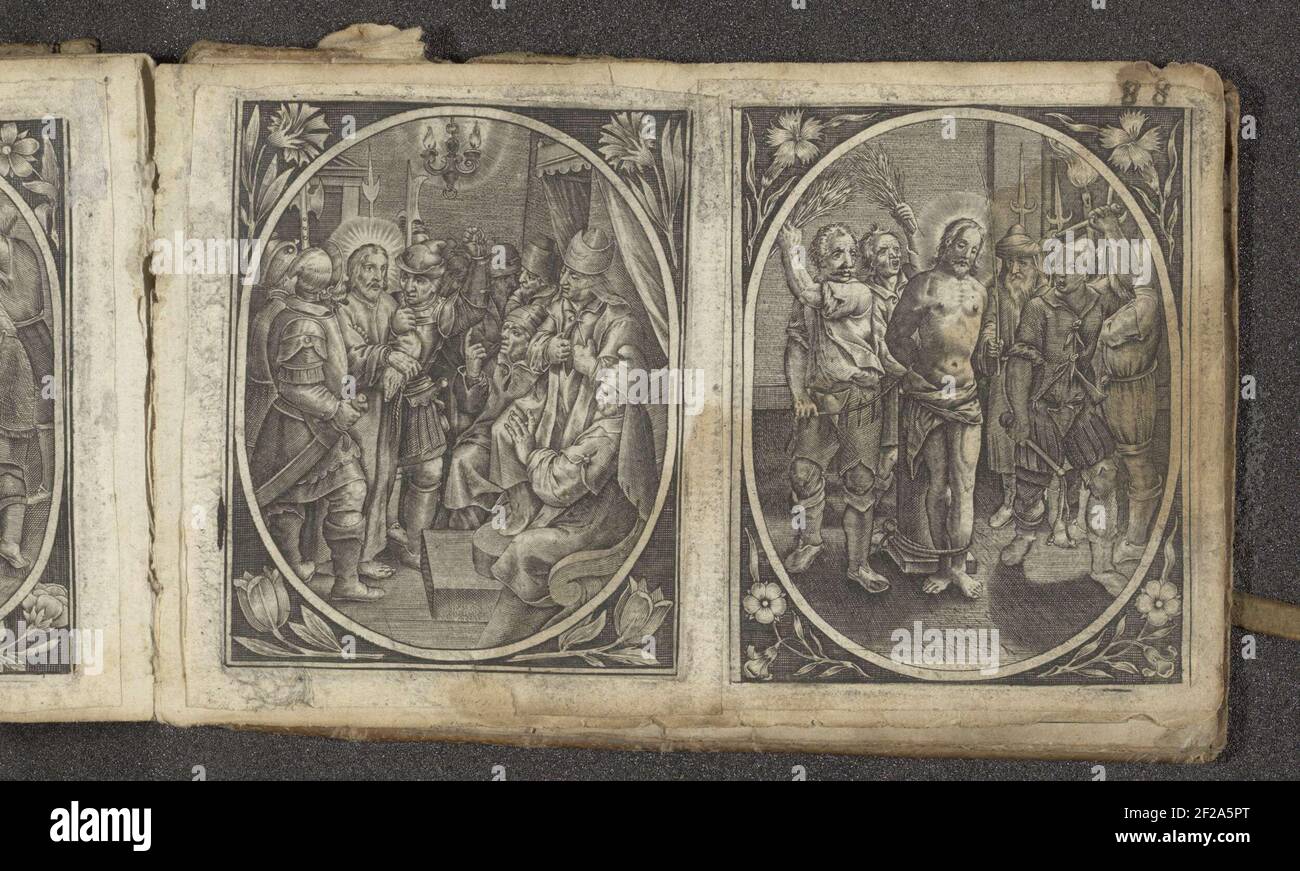 Geseling van Christus; Passie van Christus.The Christ bound to a pillar ...