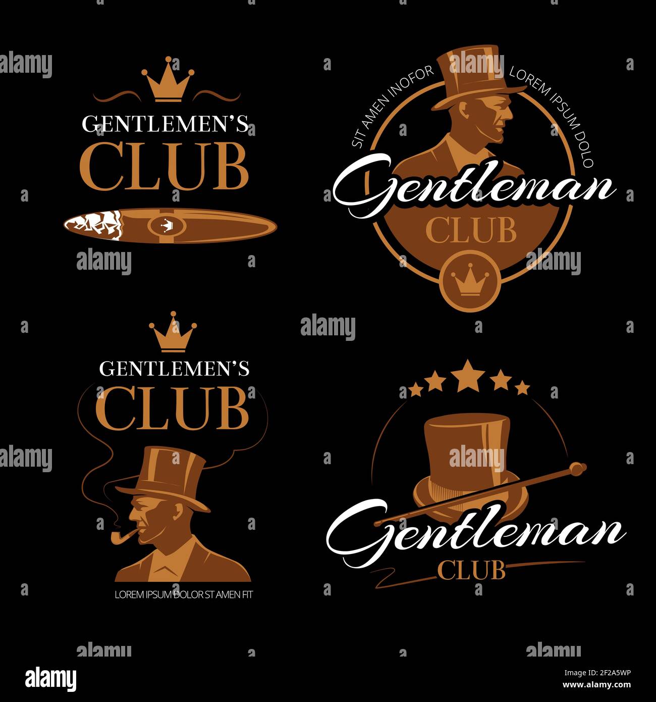 Mens logos Stock Vector Images - Alamy